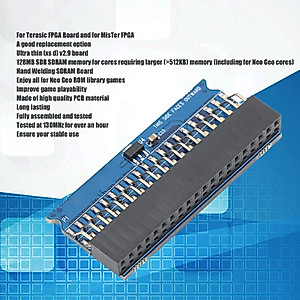 XS D V2.9 SDRAM Board, 128MB Manual Welding Ultra Thin SDR SDRAM Memory Board, Compatible for Terasic DE10-Nano FPGA Board for Mister FPGA