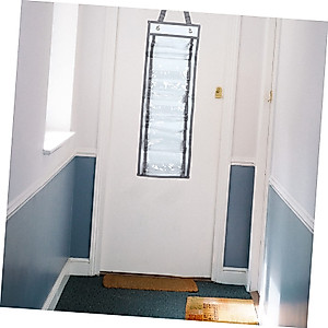 TEHAUX Roll Ribbon Storage Organizer Hanging Bag Hanging Bag Organizer Card Wall-Mounted Bracket Oxford Cloth Storage Rack Vinyl Storage Organizer Stand Bag Organizer Ribbon Holder