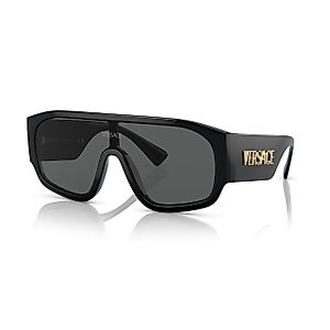Versace Woman Sunglasses Black Frame, Dark Grey Lenses, 0MM