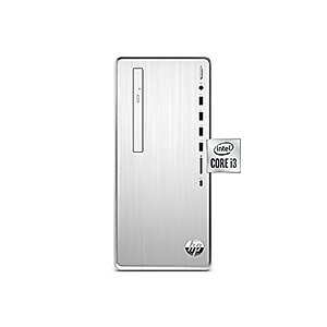 HP Pavilion Desktop, 10th Gen Intel Core i3-10100 Processor, 8 GB RAM, 512 GB SSD, Windows 11 (TP01-1030, Silver)