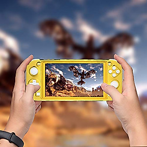 ECHZOVE Protective Case for Nintendo Switch Lite, Hard Clear Case for Switch Lite not Fit with Skins