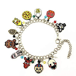 Community of Fandoms Halloween Horror Five Night Freddy Charm Bracelet Gifts for Girl Woman