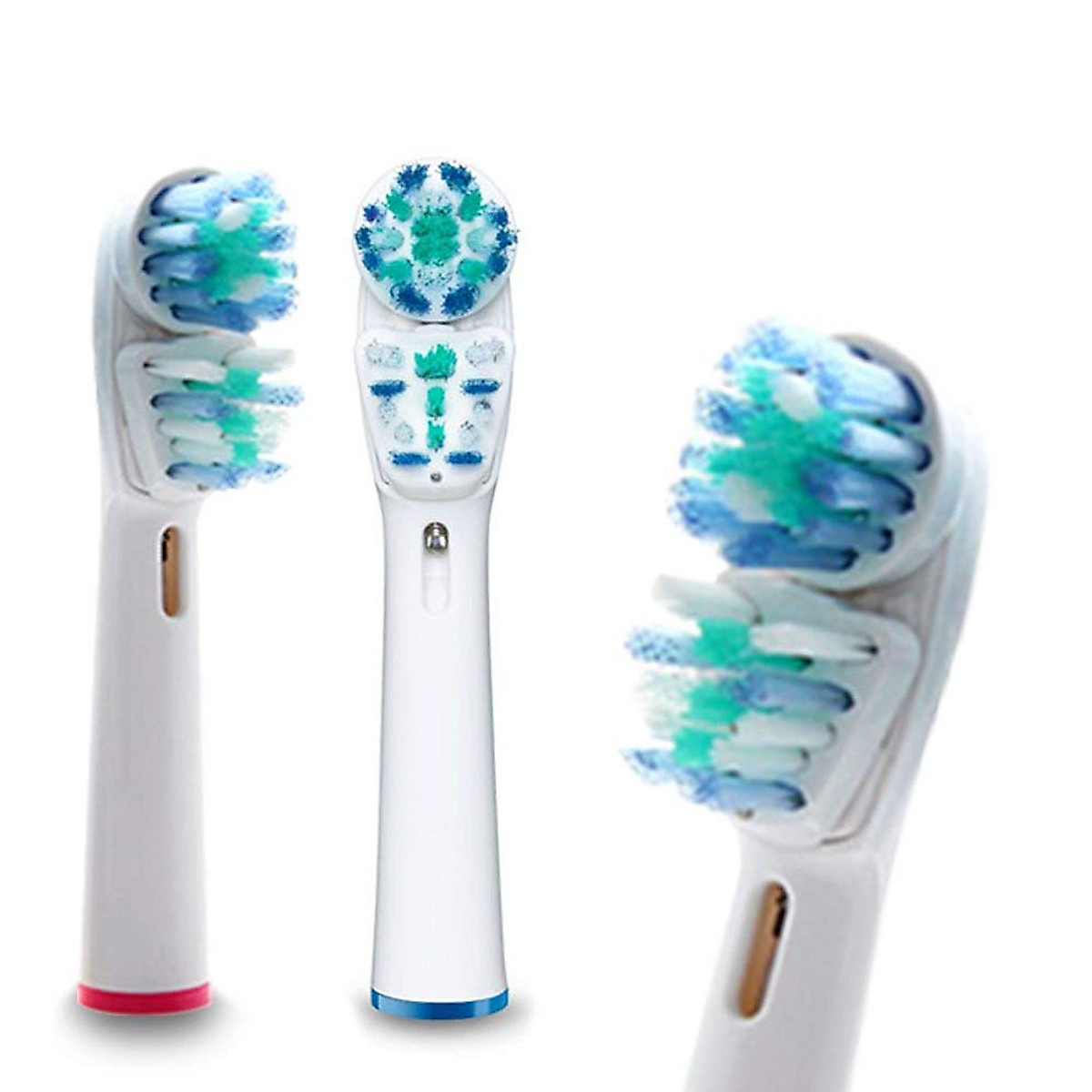 Replacement Brush Heads for Braun Dual Clean Oral-B Electric Toothbrush, Vitality Floss Action, Genius, Smart Series Pro, Triumph, Advance Power & Kids Toothbrush - 8 Pack