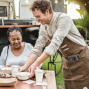Server Books for Waitress Cute Waitress Book with Money Pocket Leather Server Book with Zipper Wallet Black Serving Book Organizer Fit Server Apron