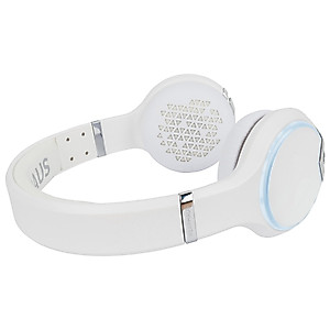 Wearhaus Arc On-Ear Bluetooth Headphones with Wireless Music Sharing, Customizable Color Ring, Touch Controls, Spotify Apple Music Integrated iPhone Android App - White
