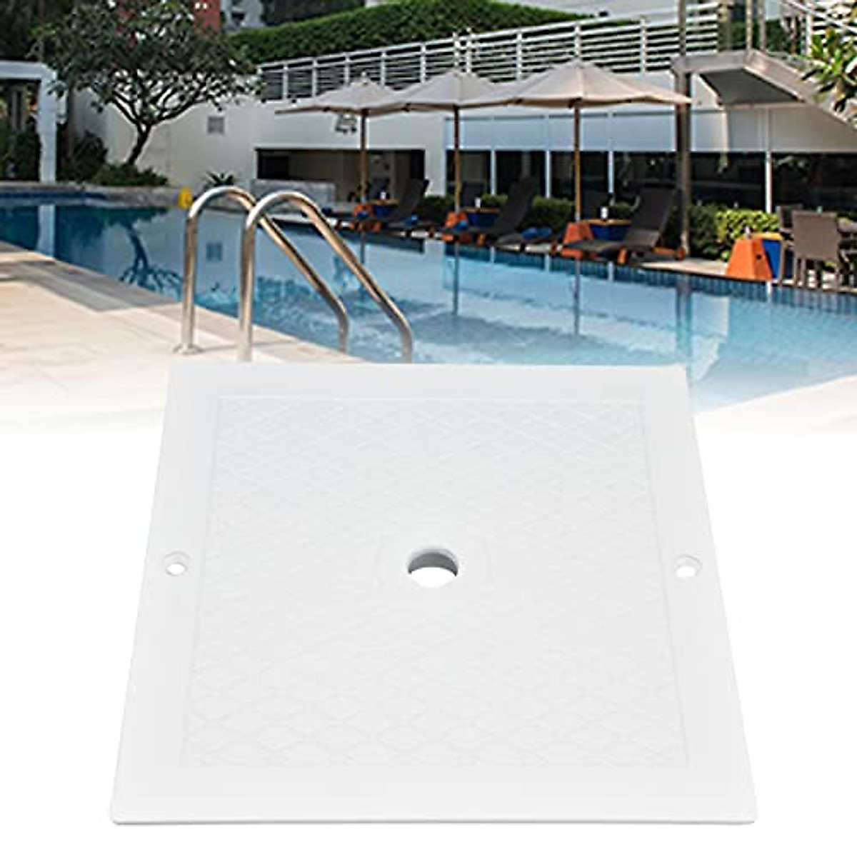 Zerodis Horticulture Garden Entertainment, Lid High Reliability Effective Filtration Easy to Install Quadrate Skimmer Cover for Pool Spa Swimming Pool Skimmer for Pool Spa