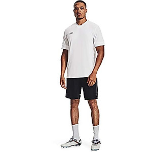 Under Armour Men's Squad Shorts , Black (001)/White , X-Large