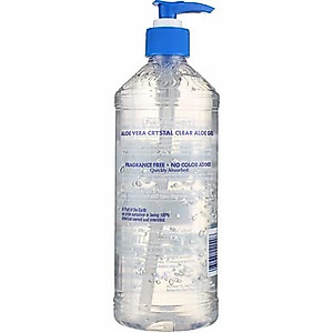 Fruit of the Earth Aloe Vera Crystal Clear Aloe Gel,20 oz (Pack of 3)