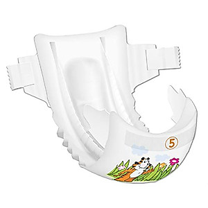 Bambo Nature Eco Friendly Baby Diapers Classic for Sensitive Skin, Size 5 (26-49 Lbs), 27 Count