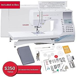 SINGER | 9960 Sewing & Quilting Machine With Accessory Kit, Extension Table - 600 Stitches & Electronic Auto Pilot Mode
