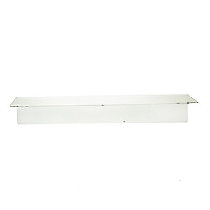 SOURCEONE.ORG Source One Deluxe 12, 16 & 24 Inch Clear Acrylic Floating Wall Mount Shelves, Sold in Sets of Two (24 Inch)