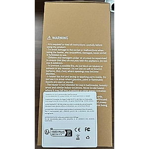 Sendowtek Portable Space Heater Indoor, Mini Electric Heater Fan 10" Tall with 3 Mode Adjustable, Overheating/Tip-over Protection PTC Small Ceramic Desk Heater for Office Home Use