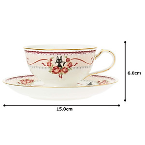 Noritake Majo Kiki's delivery Service Tea Coffee Cup Plate (Pink) MJ97221/H-612L