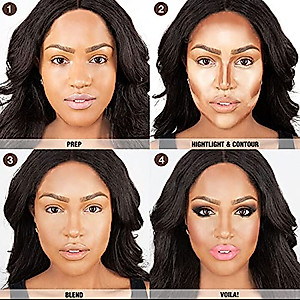 DELISOUL 6 Colors Highlight and Contour Stick,Dual-Ended Full Coverage Wonder Stick,Color Corrector Concealer Stick,Contouring Highlighting Foundation,Shadow Cream Pen Body Shading Makeup Stick Set