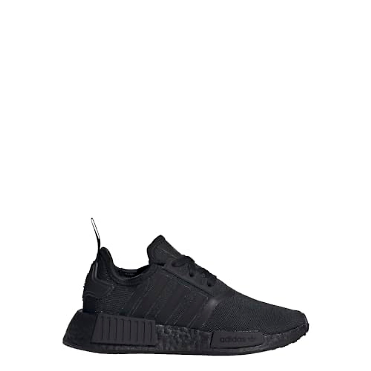 adidas Originals NMD_R1's Sneaker, Black/Black/Black, 5 US Unisex Big Kid