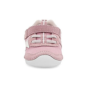 Stride Rite Baby Girls SM Zips Runner Sneaker, Pink, 3 Infant