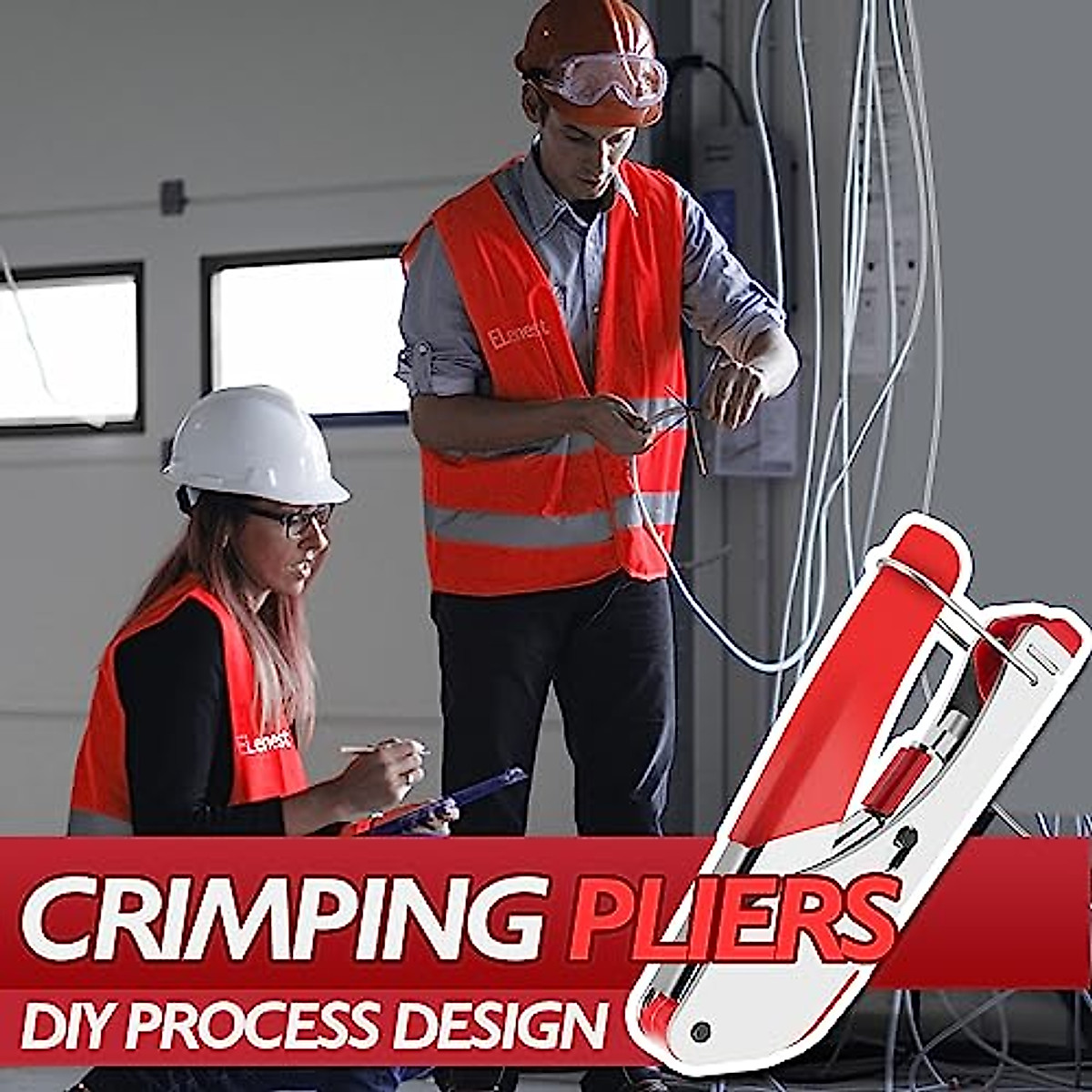 Coax Cable Crimper, Coaxial Compression Tool Kit Wire Stripper with F RG6 RG59 Connectors