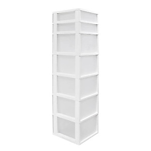 MQ Eclypse 7-Drawer Plastic Storage Unit in White