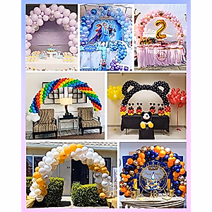 YALLOVE Table Balloon Arch Kit, 12FT Balloon Garland Stand for Party Decoration