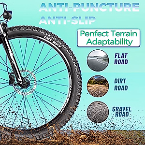 Electric Bike with BaFang Motor 750W Peak, Full Suspension Ebike, Electric Bike for Adults, Electric Mountain Bicycle with 13Ah Battery,27.5'' E-MTB, Professional 9-Speed Gears