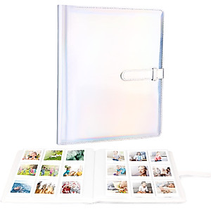 Ablus 360 Pockets Photo Album for Polaroid Snap Touch Zip Mint Cameras Printers, Fujifilm Instax Mini 12 11 9 8+ 8 7S LiPlay Instant Camera Film Printer (Brown)