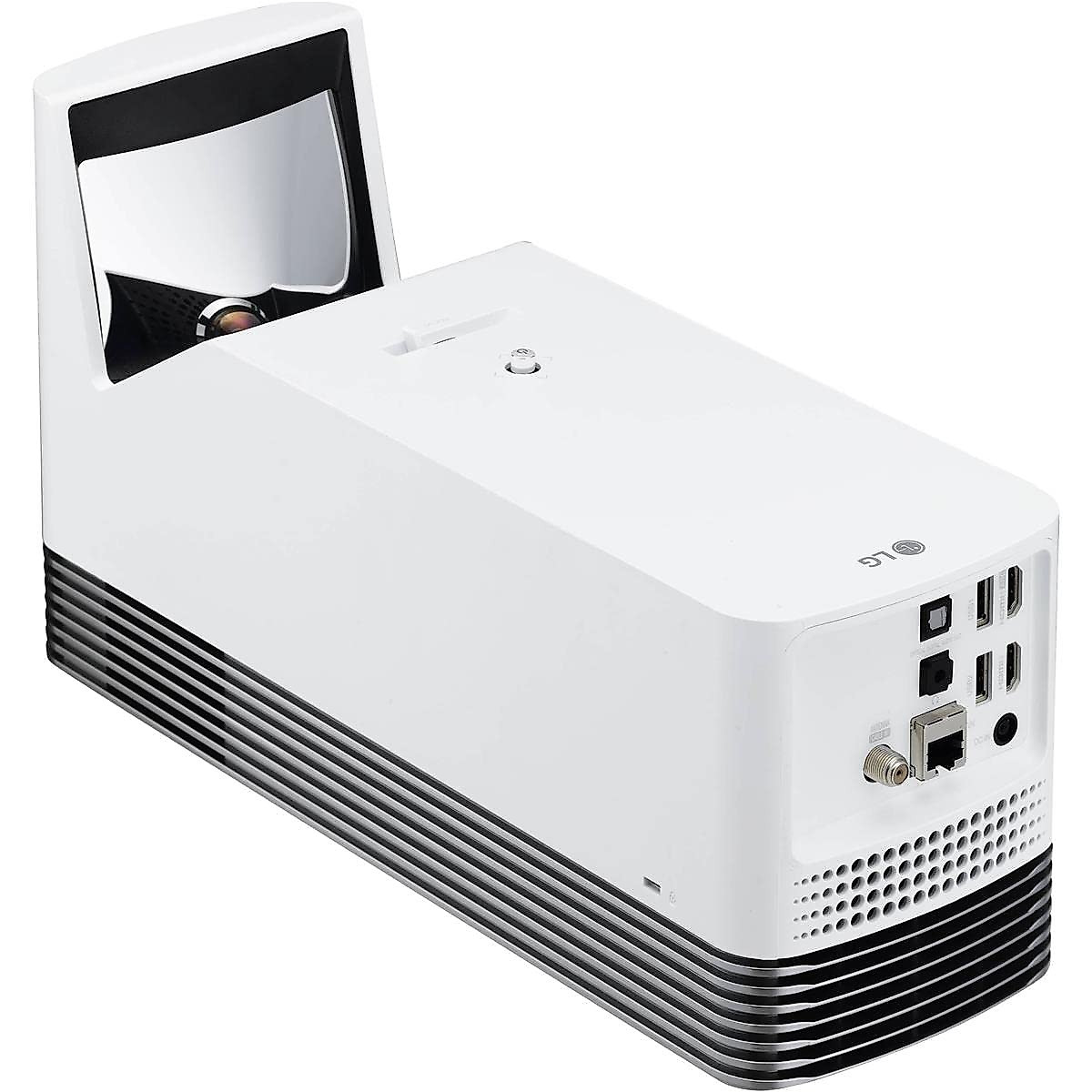 LG CineBeam FHD Projector HF85LA - DLP Ultra Short Throw Laser Home Theater Smart Projector, White