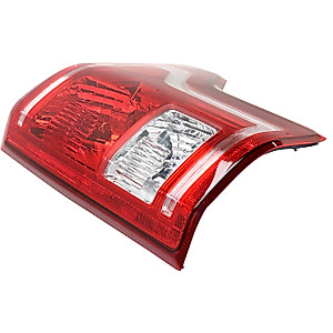 Evan Fischer Tail Light Assembly Set Compatible with 2015-2017 Ford F-150 With Bulbs Driver and Passenger Side