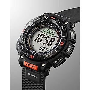 Casio Pro Trek Bio Mass Tough Solar Triple Sensor w/Thermometer Altimeter Barometer Compass World Time Men's Watch PRG340-1