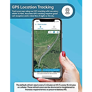 Wagz® Freedom Smart Dog Collar™ with New Boost Battery for Nearly 3X More Battery Life – Shock-Free Wireless Fence & Wellness System, Virtual Geofences, GPS Location & Activity/Health Tracking