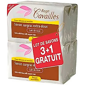 Rogé Cavaillès Extra-Mild Superfatted Soap 3 x 250g + 1 Free