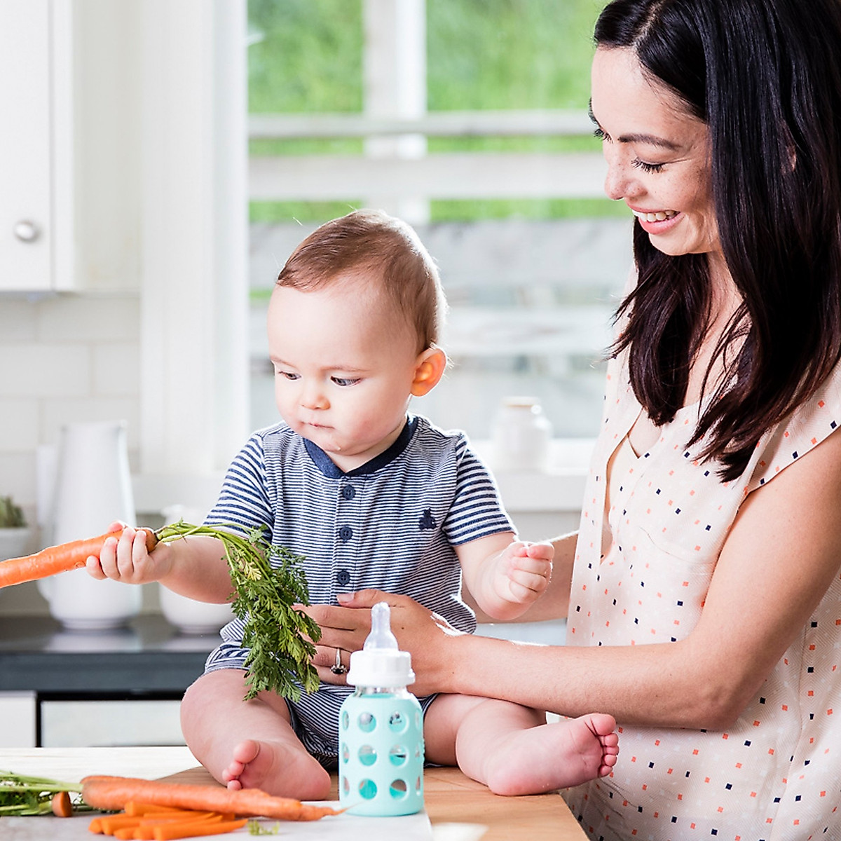 Lifefactory BPA-Free Stage 3 (6+ Months) Silicone Nipples 2-Pack