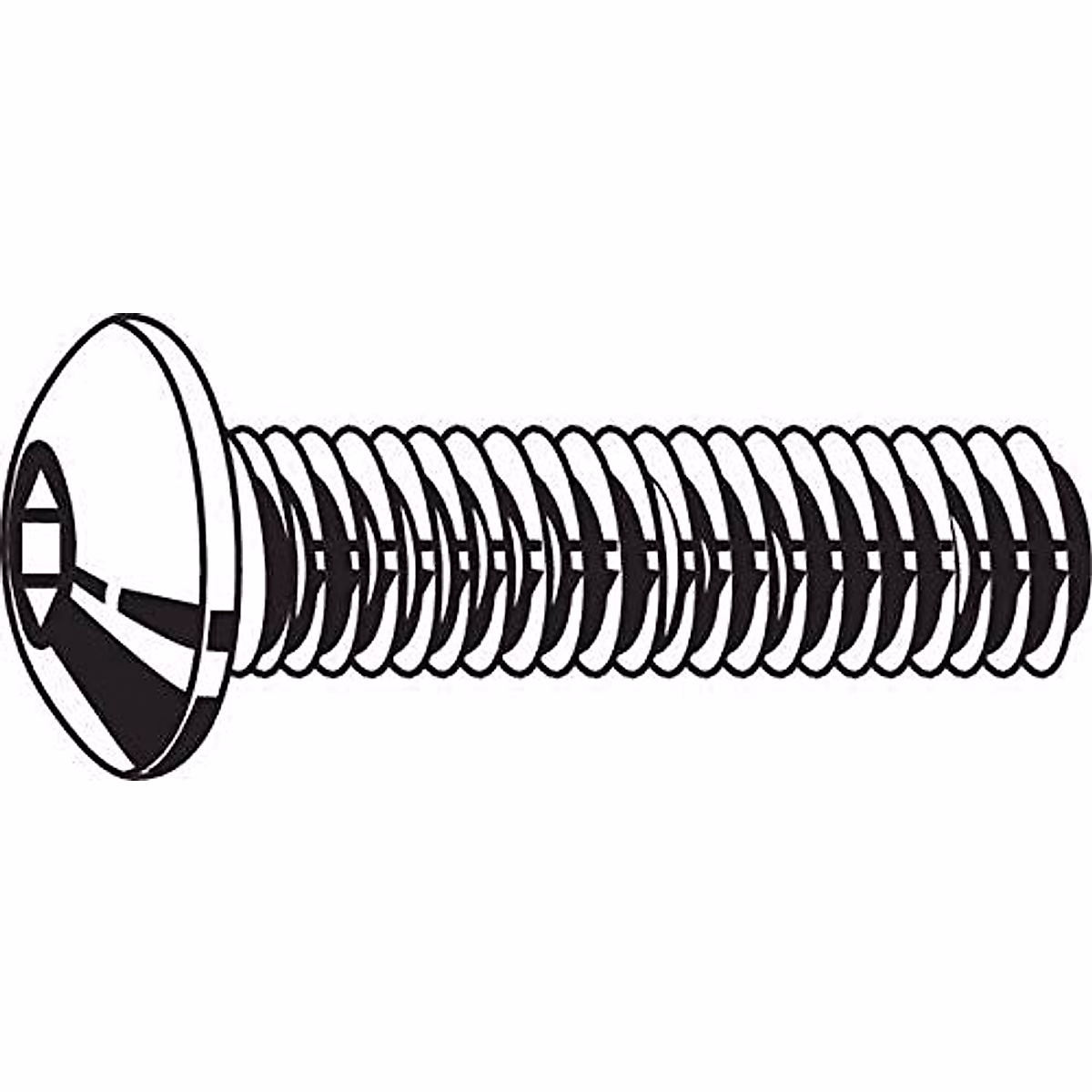 #8-32 x 7/16" 18-8 Stainless Steel Button Socket Head Cap Screw, 100 pk.