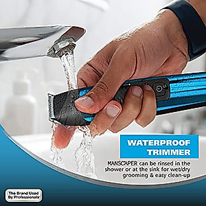 Wahl Manscaper Deluxe Hair Trimmer and Shaver for Total Body Grooming and Your Hair Down There with Safe-Touch Detachable Stainless Steel Precision Blades - Model 5708