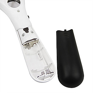 5.5-Inch Extra Large Handheld Magnifying Glass with LED Light, Oversize Reading Magnifying Loupe 2X 4X 25X Zoom Illuminated Magnifier Lens for Hobby Art Crafts Inspection & Low Vision Aids