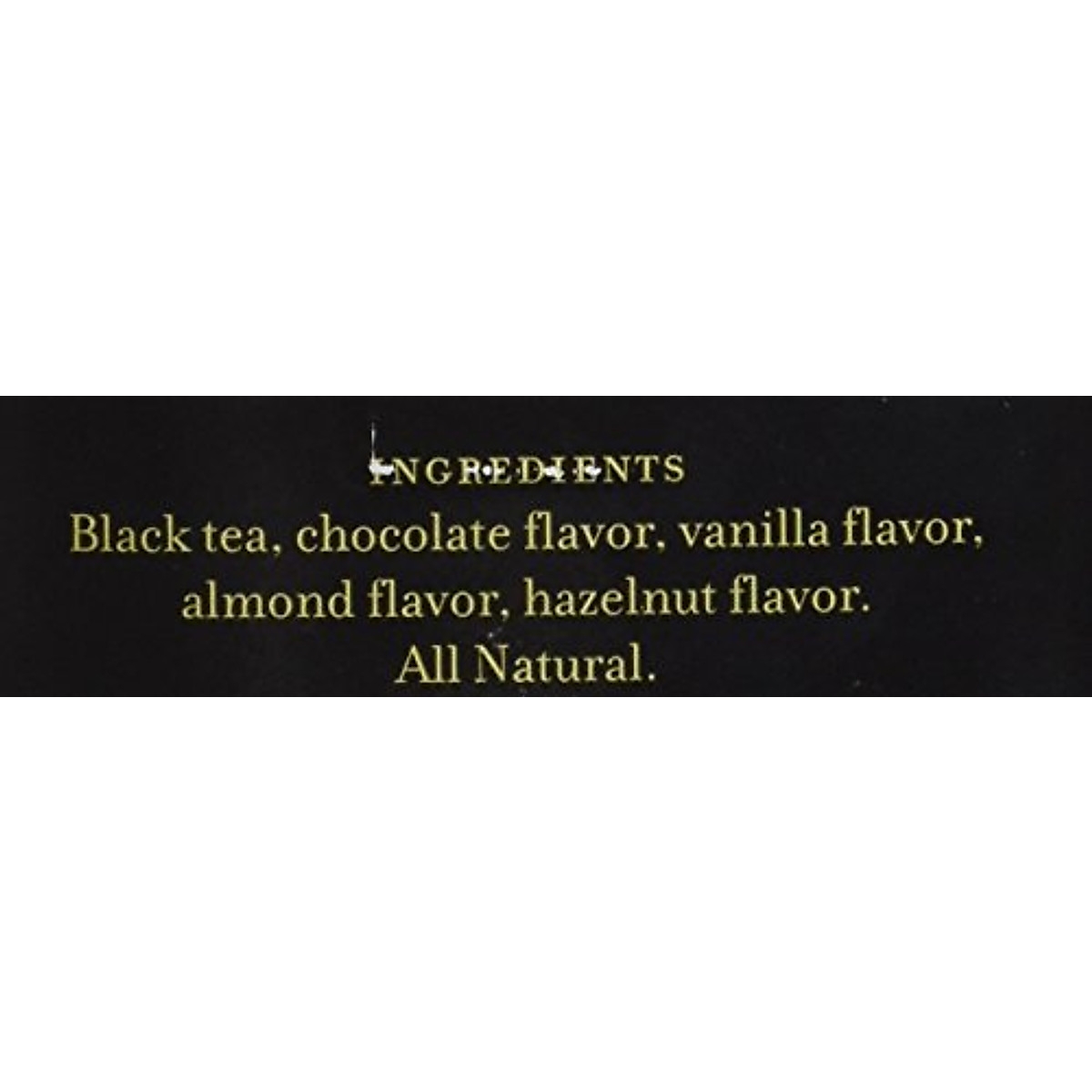 Harney & Sons Chocolate Black Tea, Florence, Hazelnut, 4 Ounce