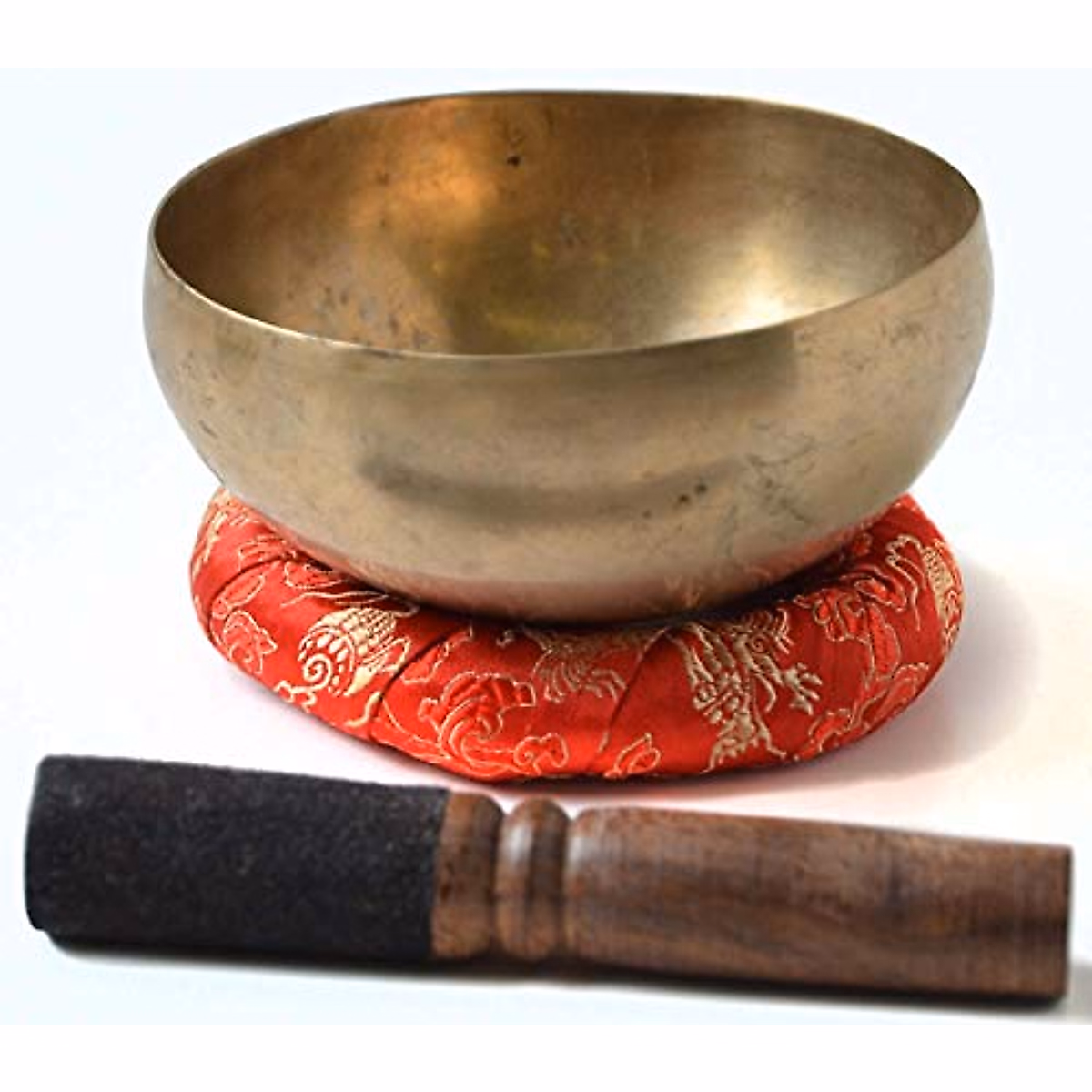 Devyom/Billy Held Singing Bowl Type Khopre Handmade, 150 g, 200 g with Accessories