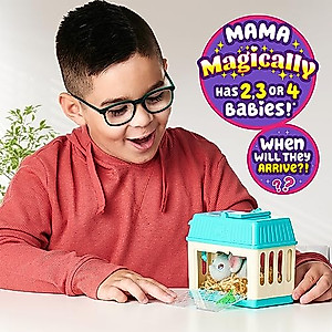 Little Live Pets - Mama Surprise Minis. Feed and Nurture a Lil' Mouse Inside Their Hutch so she can be a Mama. She has 2, 3, or 4 Babies with Surprise Accessories to Dress Up The Babies