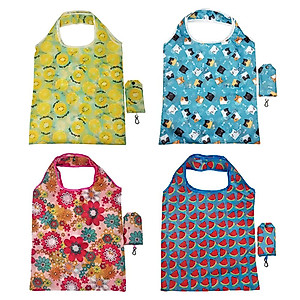 Reusable Grocery Bags,Reusable Shopping Bags,Cute Tote Bags for Grocery Shopping