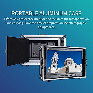 SEETEC P215-9HSD-CO 21.5 Inch 3G SDI 4K HDMI Broadcast Carry on Director Monitor with Full HD 1920x1080 3 Color Tally Light