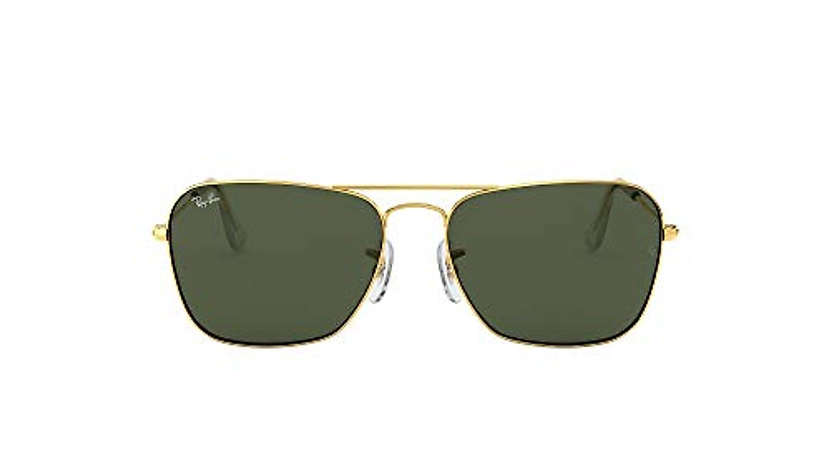Ray-Ban RB3136 Caravan Sunglasses - Stylish Gold Frame