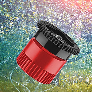 Replacement Pop up Rainbird Sprinkler Heads, 16PCS Adjustable Sprinkler Nozzle Variable Arc Nozzle Irrigation Drippers Sprinklers 9.8 Feet Compatible with Hunter, Orbit Pop-up Sprinklers, (10 Van)