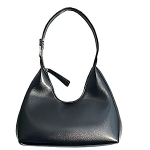 Women's Small Shoulder Bags Fashion Small Hobo Bags Women's Mini Wallets Women's Clutches (Black)