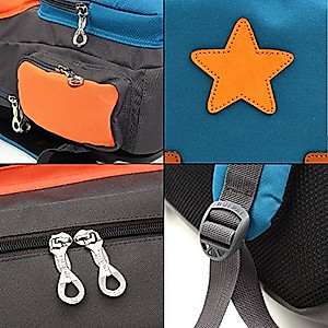 ArcEnCiel Kid's Backpack (Orange and Green)