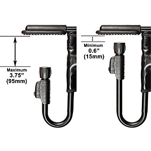 Guzzie+Guss Portable Clip on High Chair for Baby Seat - Folding and Easy Setup for Travel, Home, Restaurants, Picnics - Machine Washable Fabric - Charcoal