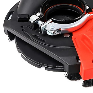 HERZO Surface Grinding Dust Shroud for Angle Grinder, Universal 4.5"/5" + Diamond grinding cup wheel 5 inch