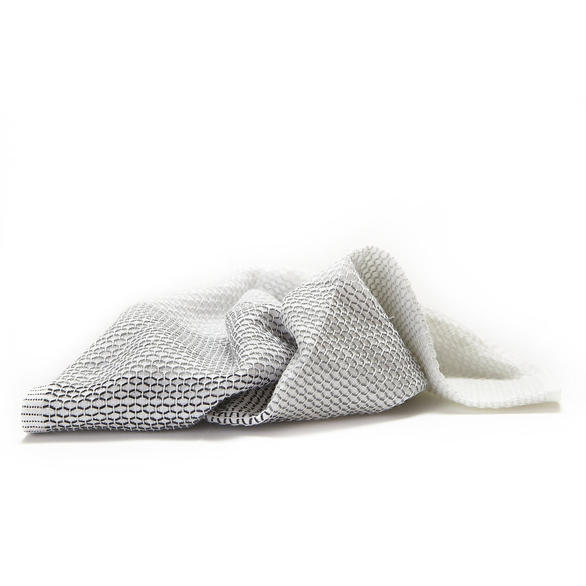 Full Circle Tidy Organic Dish Cloths Set of 3, Grayscale (Pack of 6)
