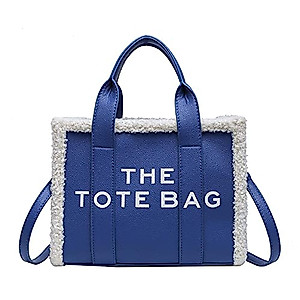 Aeefnuie The Tote Bags For Women , Personalized Leather Tote Bags Mini Top-Handle Crossbody Tote Bag Handbag For Travel/ Work