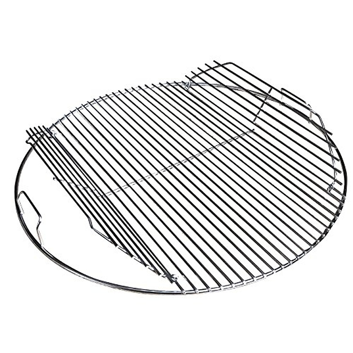 GRILLVANA 22 Inch 201 Stainless Steel Hinged Grilling/Cooking Replacement 22” grill grate - Compatible with Weber 22" Charcoal Grills - Kettle Charcoal BBQ Grilling Accessories