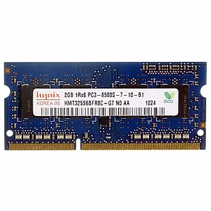 HYNIX Laptop Memory: HMT325S6BFR8C-G7 N0 AA 2GB DDR3 PC3-8500S