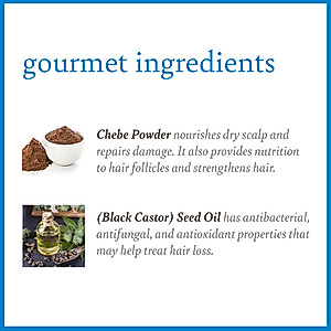 Camille Rose Black Castor Oil & Chebe Edge Control | 2 oz | Strengthening and Smoothing Gel for Hair Shine and Sculpting